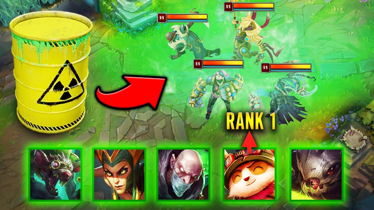 WE TURNED SUMMONER'S RIFT INTO A TOXIC WASTELAND (FT. THE RANK 1 TEEMO ...