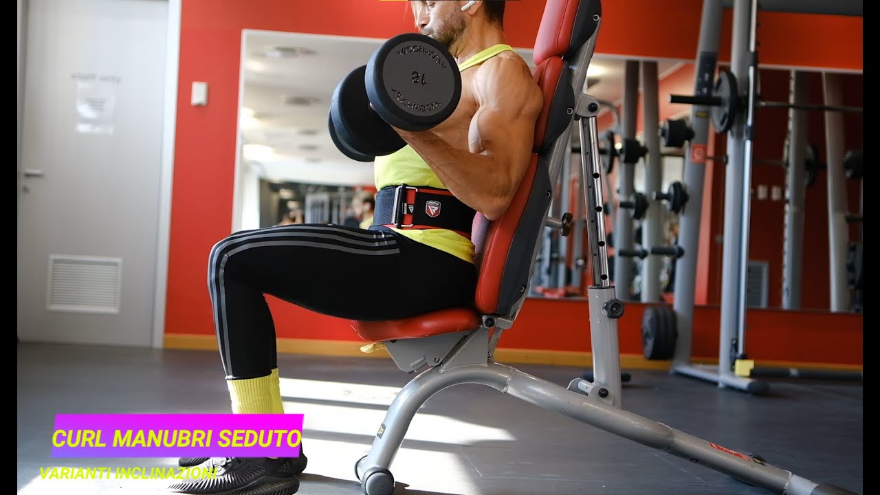 CURL SEDUTO - YouTube