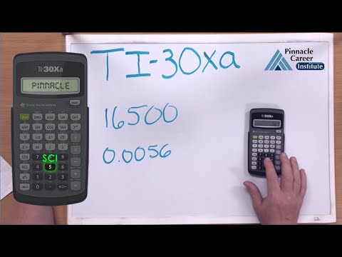 TI-30Xa - Electronic Math Functions - YouTube