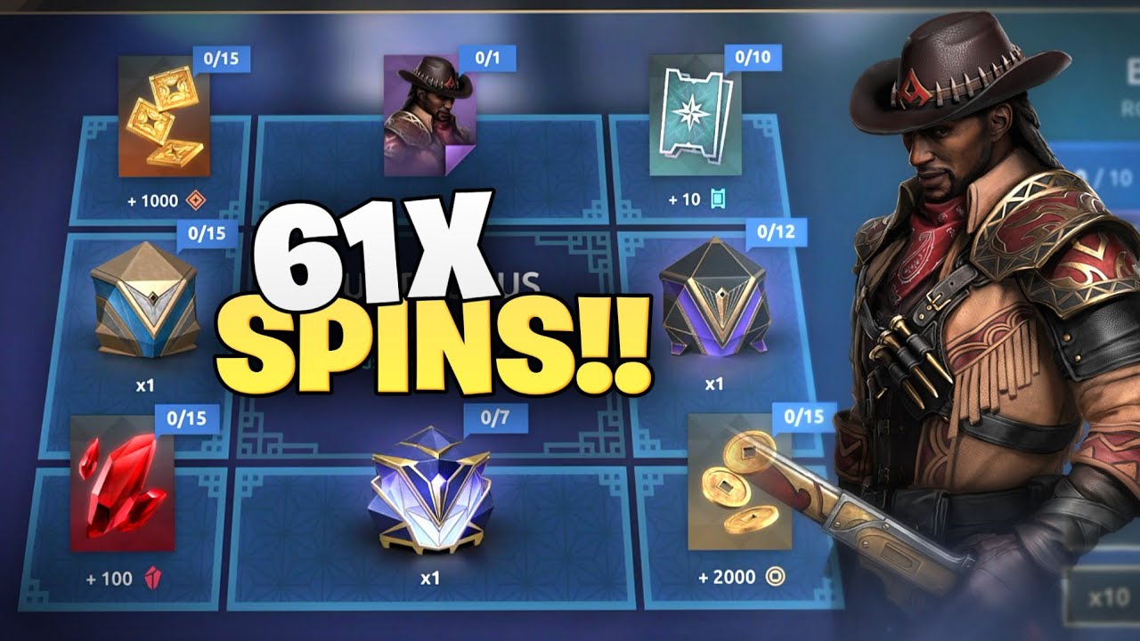 Gideon Is Bad Luck For Me 🥲| 61 Spins For Gideon Epic Skin 🔥| Shadow ...