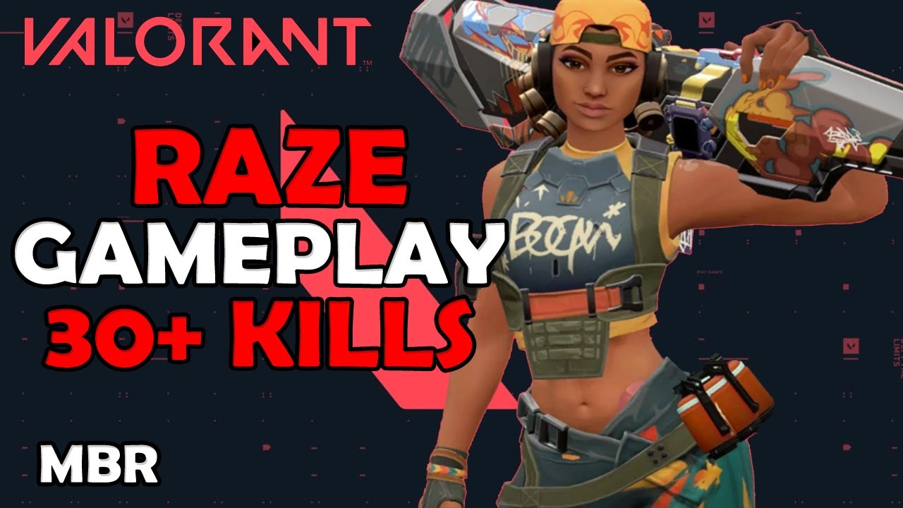 VALORANT FIRST THOUGHTS | RAZE GAMEPLAY 30+ KILLS (ACE) | VALORANT BETA ...