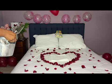 AT HOME BEDROOM ROMANTIC DECORATION