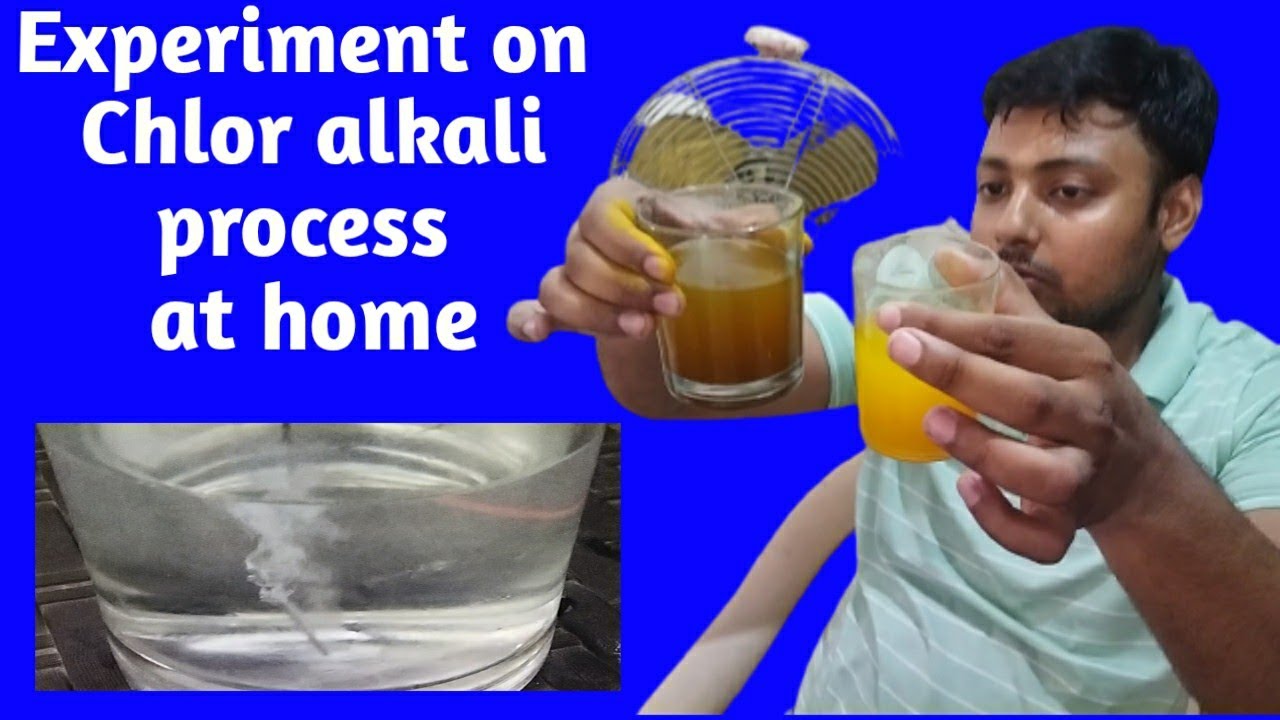 Chlor alkali process || chlor alkali process experiment # ...
