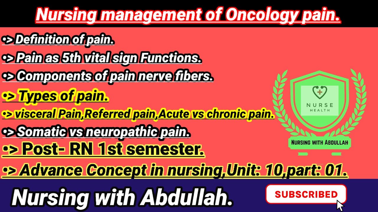 Nursing Management Of Oncology Pain In Urdu Hindi Post Rn 1st Semester nursing-management-of-oncology-pain-in-urdu-hindi-post-rn-1st-semester