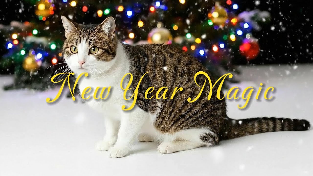 Purr-fect Holidays: A Cat's New Year Celebration 🎊😸 - YouTube