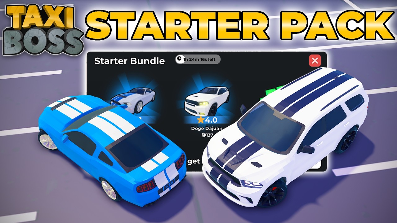 Taxi Boss Starter Bundle Review (Roblox Taxi Boss) - YouTube