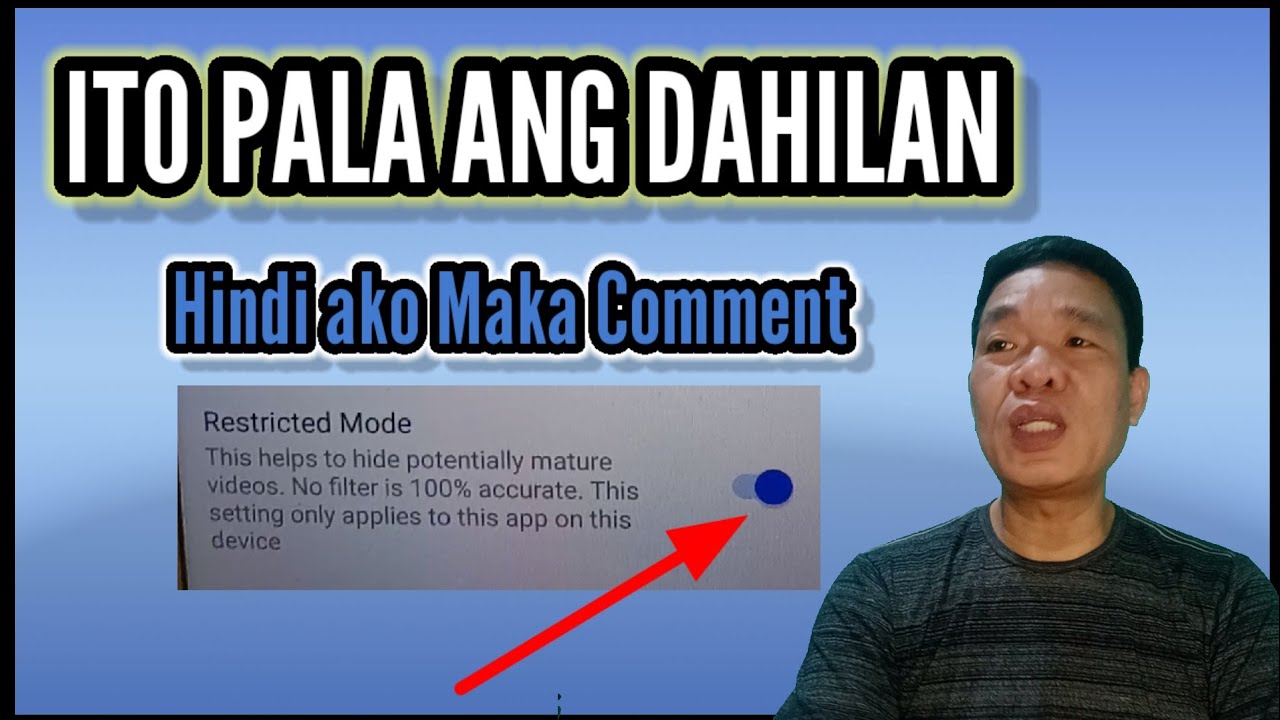 Ito yung Dahilan kung bakit hindi ka maka comment sa mga videos na pina panood mo - YouTube