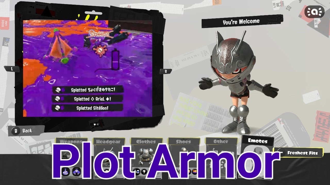 Splatoon 3 but with Plot Armor - YouTube