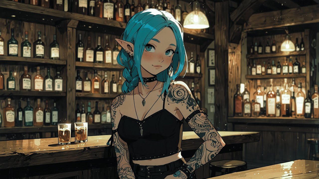 🎶 Fantasy Tavern Ambience | Bard Stress Relief Music | Ambient Medieval ...
