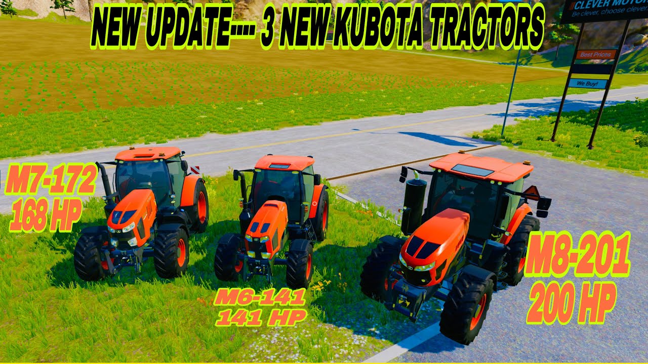 New Update In Farming Simulator 23 | 3 New Tractors | Kubota Tractor ...