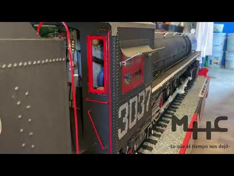 Locomotora de vapor niagara NdeM 3037 Replica - YouTube