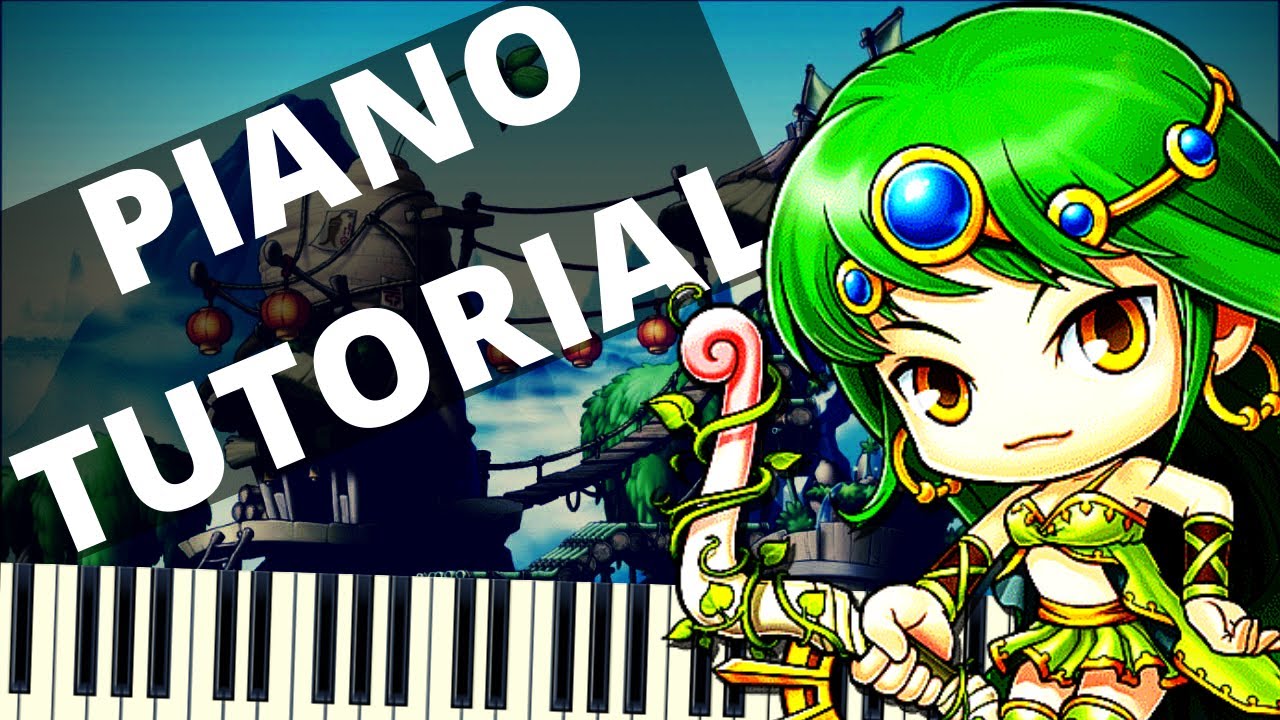 White Herb Maplestory Piano Tutorial | maplestory Herb Town piano sheet ...