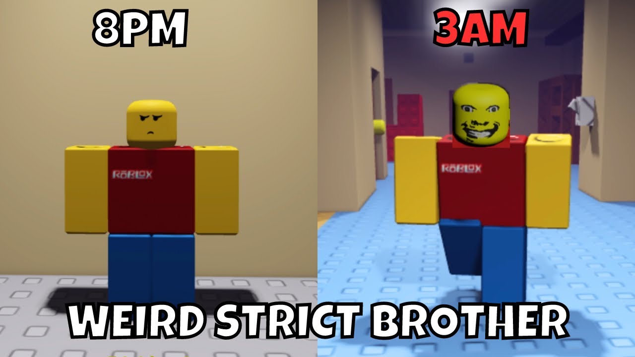 Roblox - Weird Strict Brother(Strict Brother) Full Walkthrough - YouTube