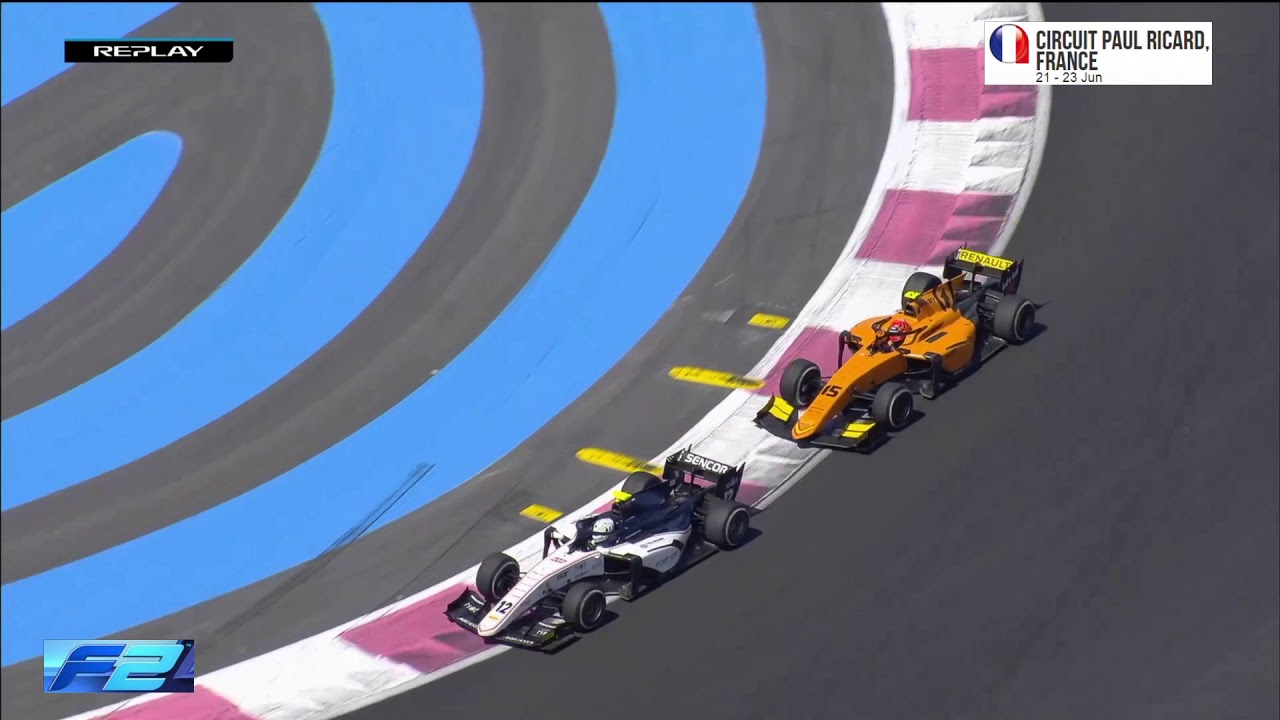 FIA Formula 2 2019 Paul Ricard Race 2 - YouTube