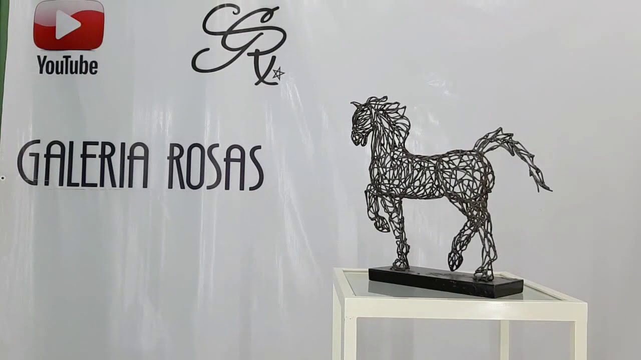 ARTE | ESCULTURA EN METAL | LA ELEGANCIA DEL TROTE - YouTube