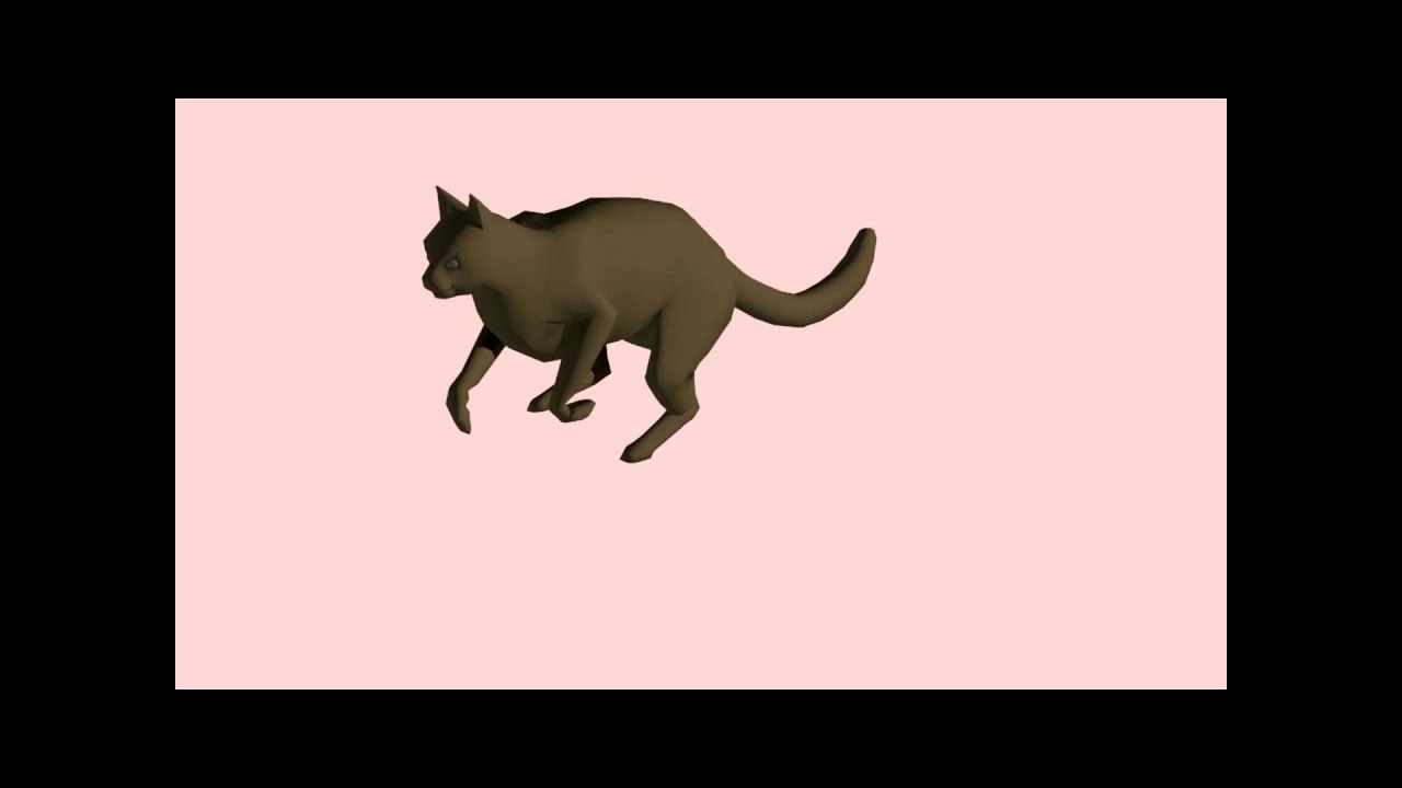 Cat Run Animation - YouTube