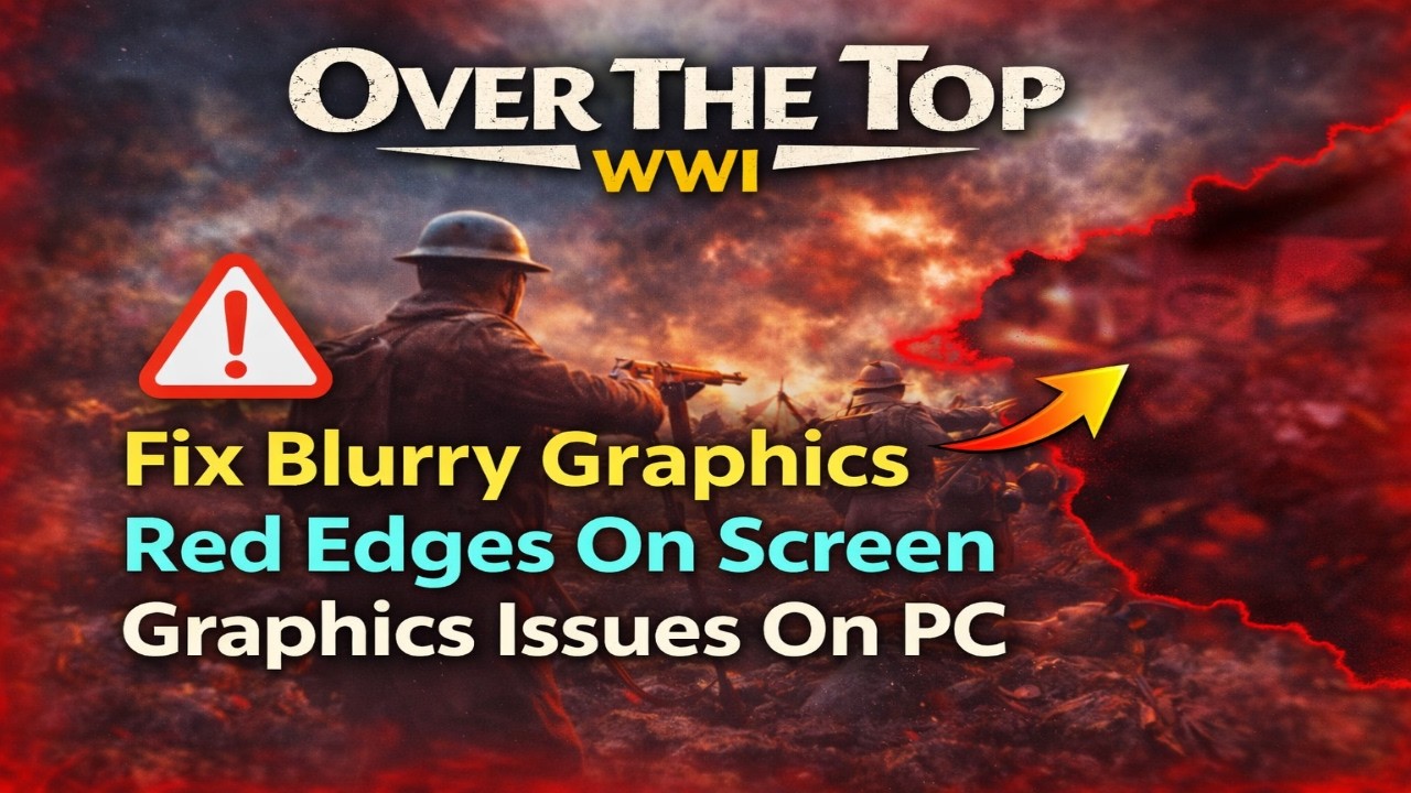 Fix Over The Top WWI Blurry Graphics | Red Edges On Screen | Graphics ...