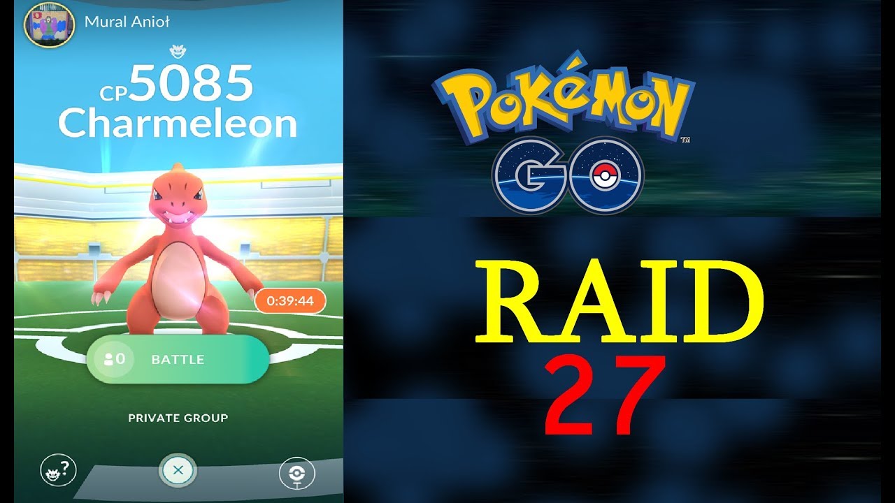 #196 Pokemon Go - Charmeleon (raid 27) - YouTube
