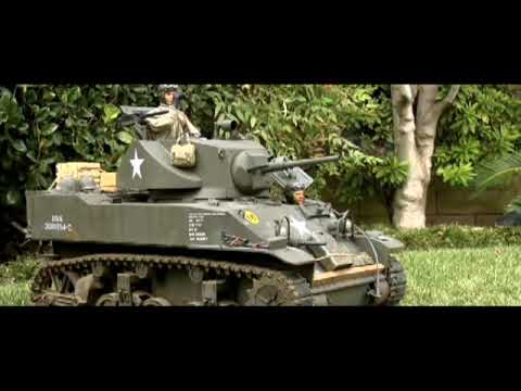 1/6 WWII Stuart Tank Model - YouTube