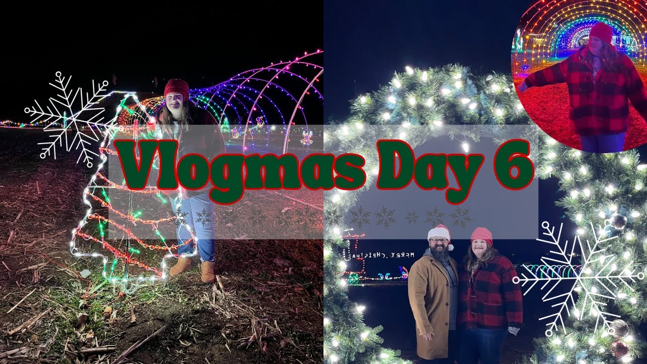 TRAIL OF LIGHTS | VLOGMAS 2023 DAY 6 | THE LIFE OF KELLI | DAY IN THE ...