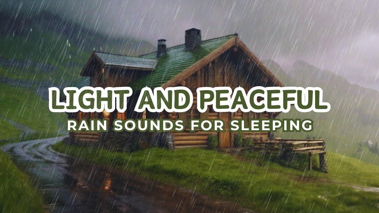 Light Rain for Relaxation | 1 Hours of Refreshing Rain Sounds Lulled ...
