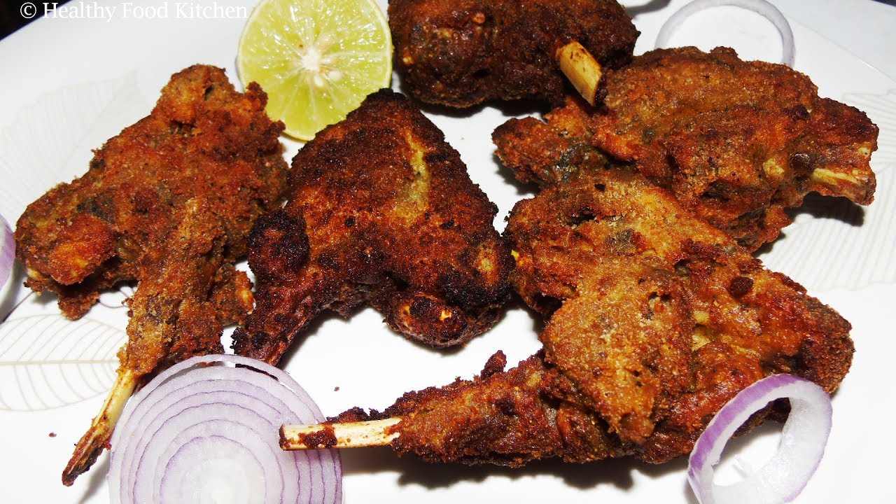 Mutton Chops Recipe - Mutton Chops Fry Recipe -Mutton Roast Recipe ...