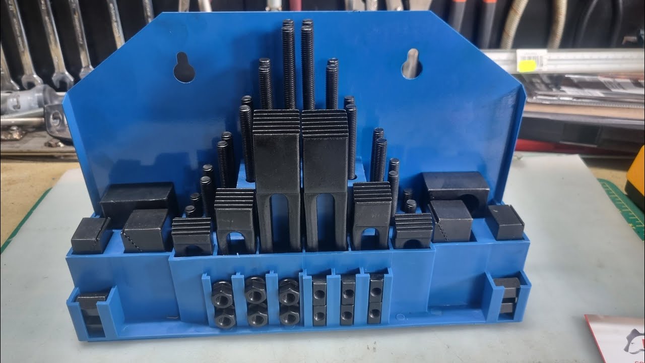 Mill clamping kit suits sliding vice on lathe or any milling machine 58 ...