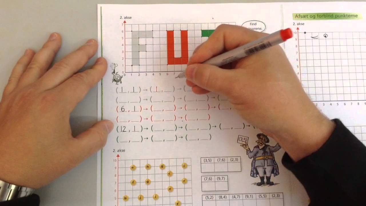 Matematrix side 28, koordinater og talpar - YouTube