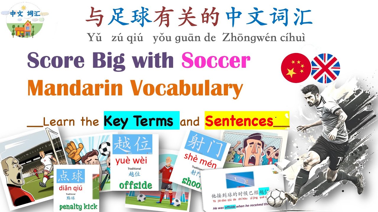 Soccer Chinese Vocabulary for Beginners| 2023 | key terms & sentences ...