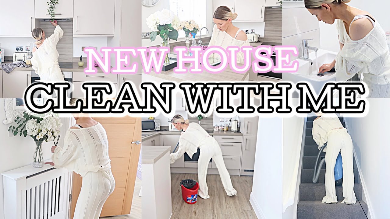 NEW HOUSE CLEAN WITH ME // CLEANING MOTIVATION // ALL DAY CLEANING ...