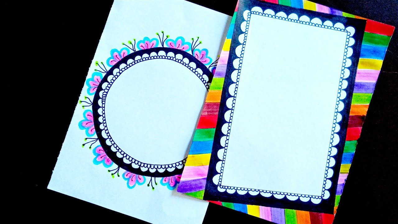 Easy border design/ Project work designs/ Assignment design/ Portfolio ...