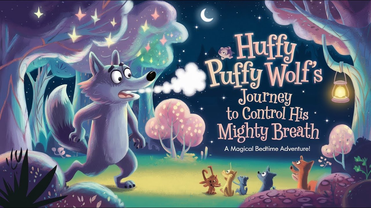 Huffy Puffy Wolf’s Journey to Control His Mighty Breath - A Bedtime ...
