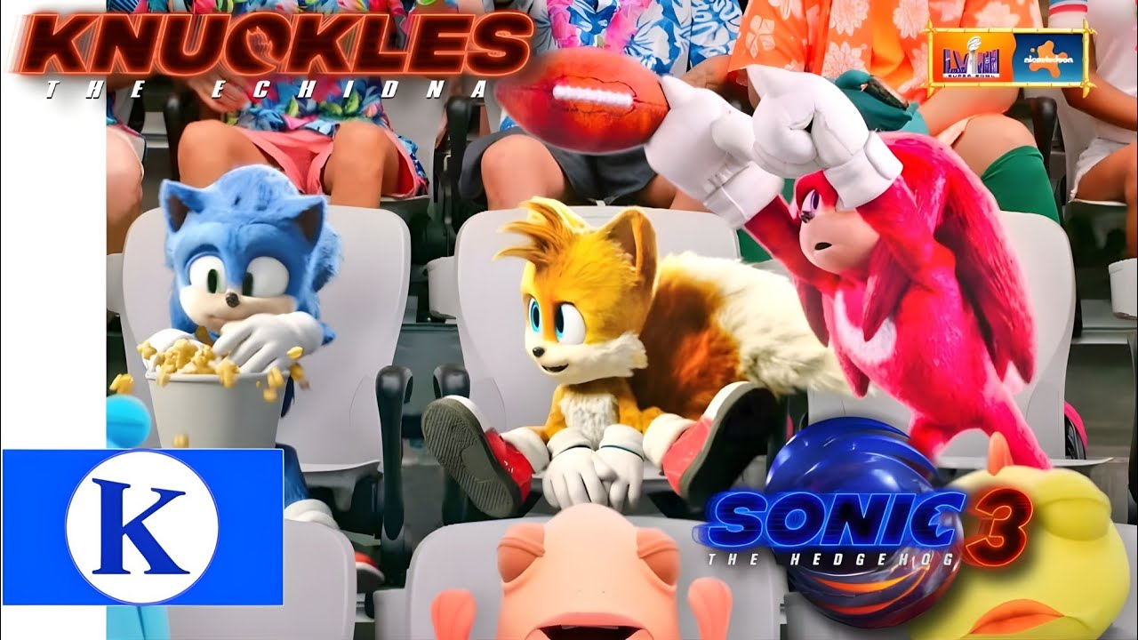 Sonic, Tails & Knuckles At Nickelodeon's Super Bowl LVIII Telecast ...