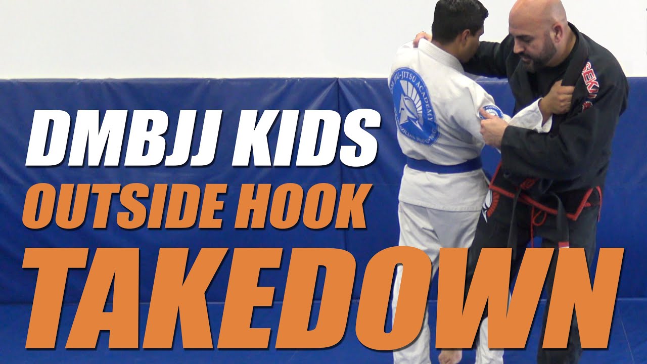 DM Jiu Jitsu Kids Lesson - Outside Hook Takedown (Osoto Gari) - YouTube
