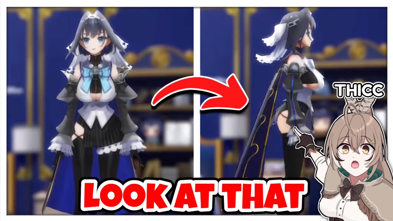 Kronii shows Her 3D Model's Cake and it's THICC! - YouTube