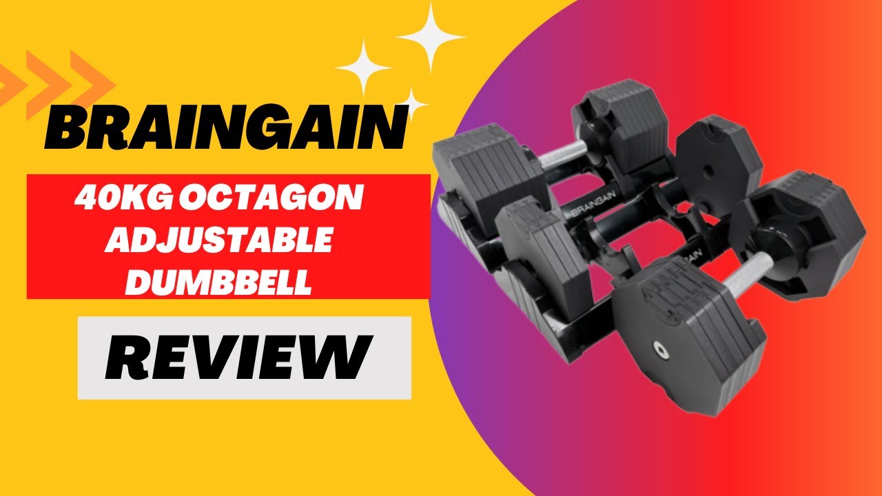BrainGain 40KG Octagon Adjustable Dumbbell: Elevate Your Strength Trainin! | Review - YouTube