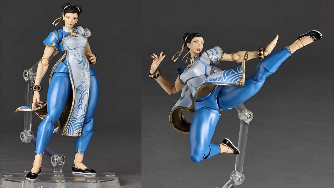 New Street Fighter Chun Li action figure fully revealed by Revoltech ...