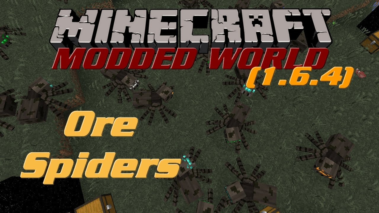 Minecraft Mod : Ore Spiders (1.6.4) - Amis arachnophobes, bonjour ! (FR) - YouTube