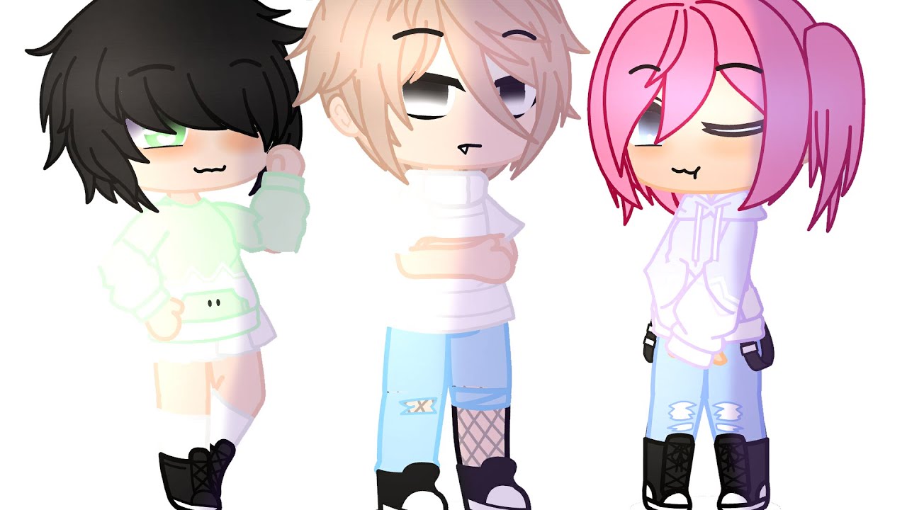 paw paw paw meme gacha club evolución de mis ocs _mini_coffee_ - YouTube