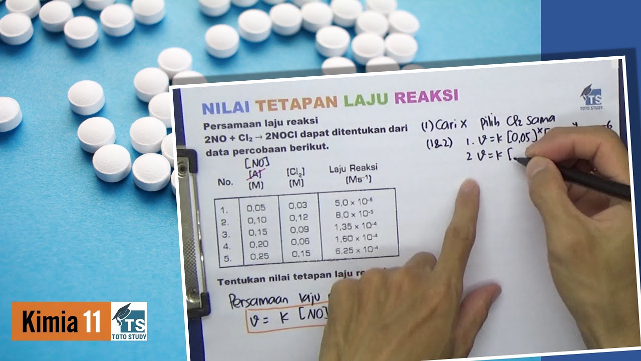 Nilai Konstanta Laju Reaksi - YouTube