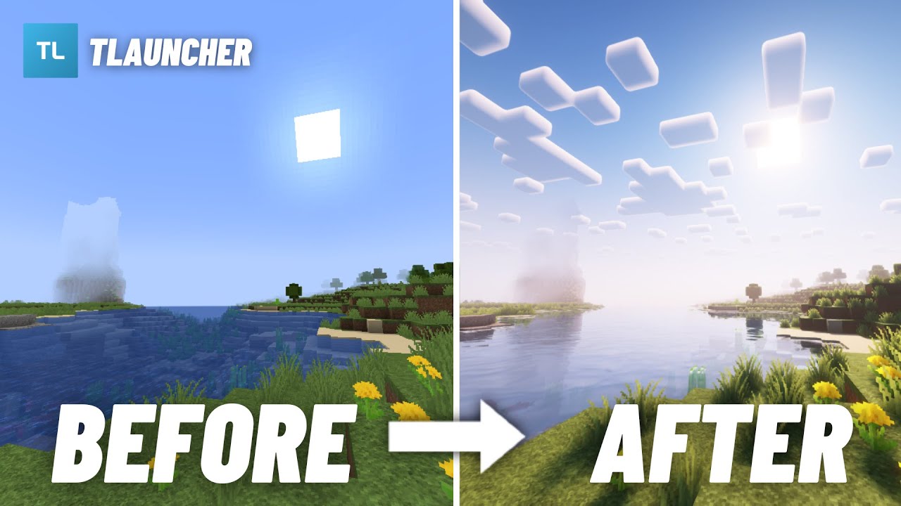 CARA PASANG SHADERS MINECRAFT DI TLAUNCHER - YouTube