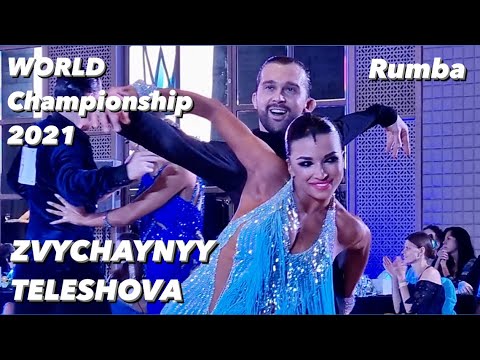 Pavel Zvychaynyy - Polina Teleshova | Rumba | WORLD Championship 2021 ...
