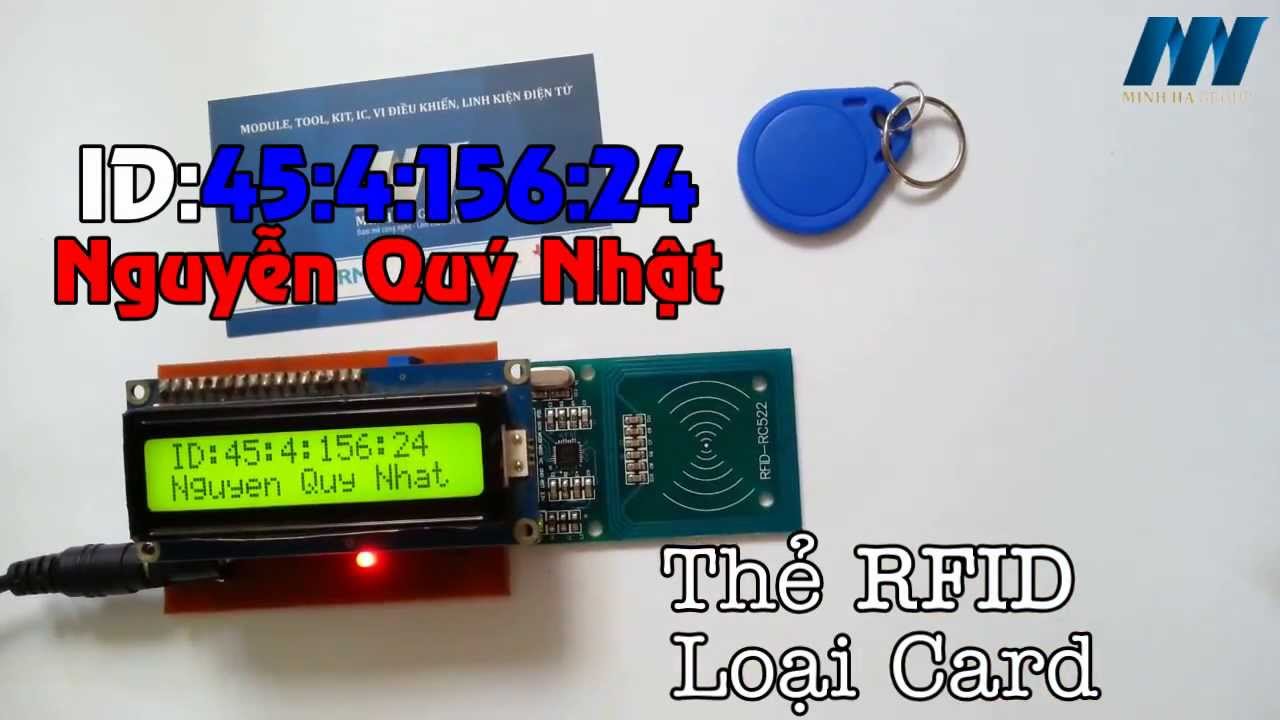 Test Module RFID RC522 - [ http://banlinhkien.vn ] - YouTube