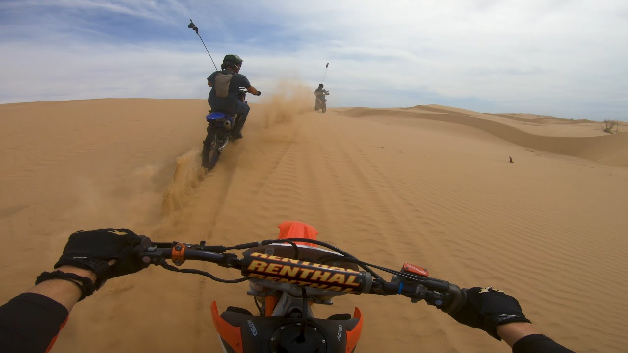 Dirt bike dune ride - Easter 2024 4th Day - YouTube