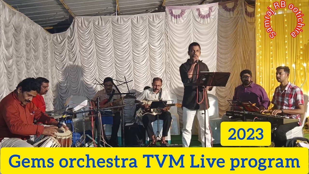 GEMS ORCHESTRA TVM Live Program2023/Music/Christian Song Malayalam ...
