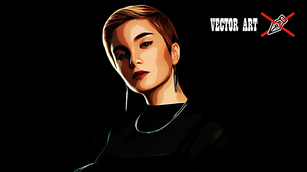 Cara mudah Membuat Efek Vector Di Photoshop Tanpa Pen Tool - YouTube
