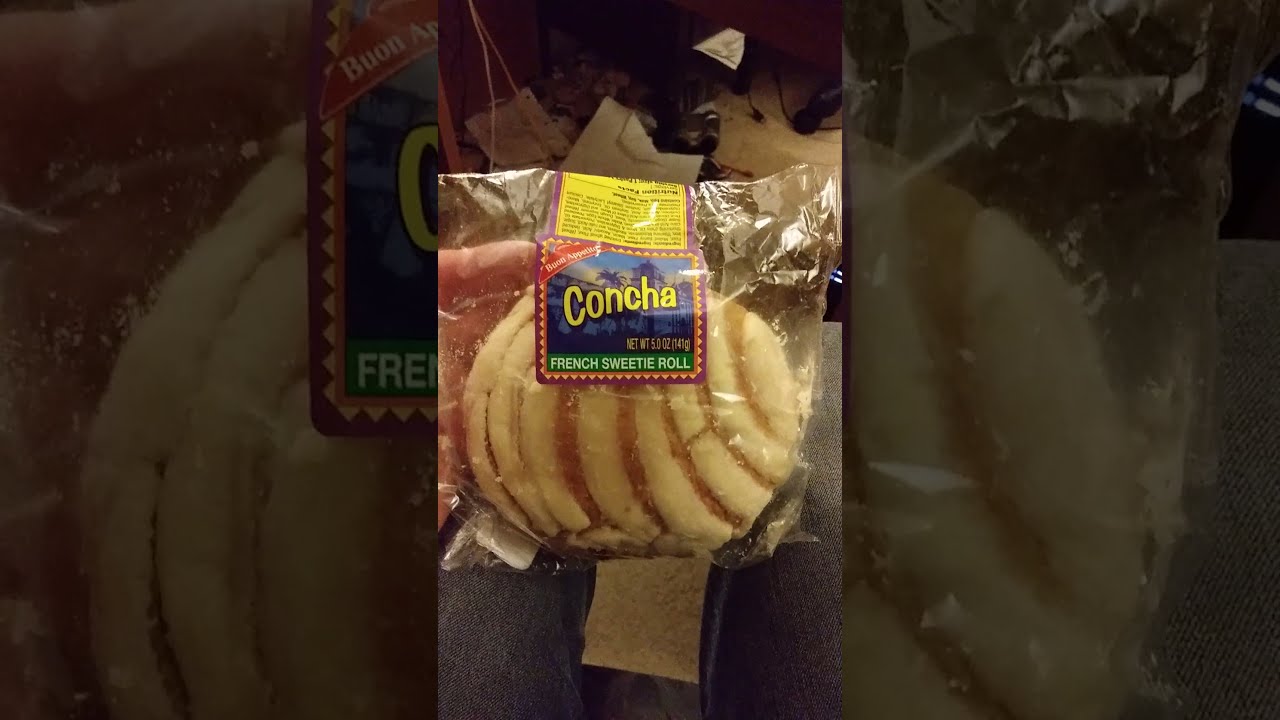 Buon Appetito Concha French Sweetie Roll Review - YouTube