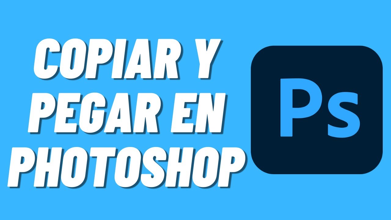 Cómo copiar y pegar en Photoshop - YouTube