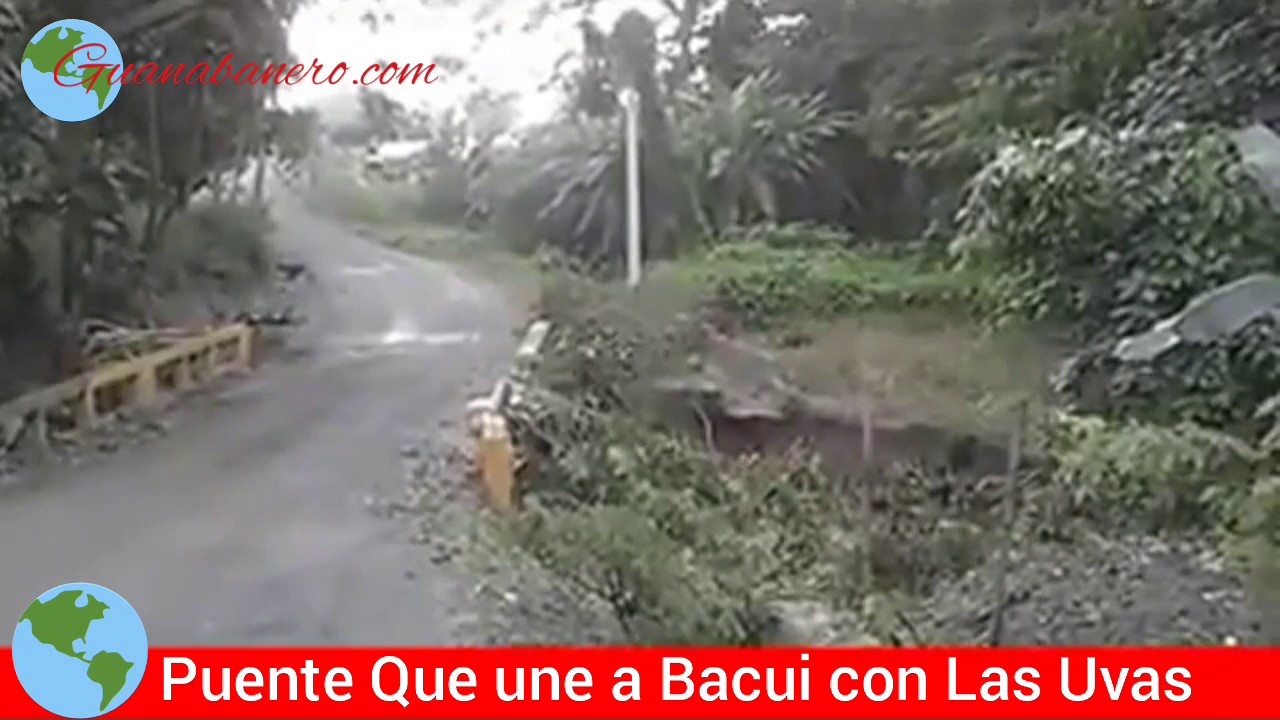 Puente que une a Bacui con las Uvas - YouTube