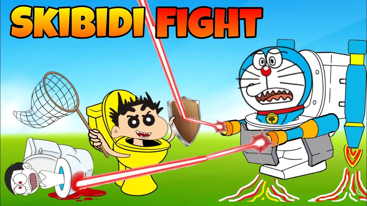 Skibidi Nobita & Shinchan Kill To Evil Skibidi Doraemon 😱😱 | Shinchan ...